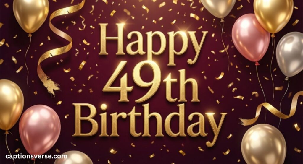 Heartfelt 49th Birthday Wishes to Make Your Loved One Smile