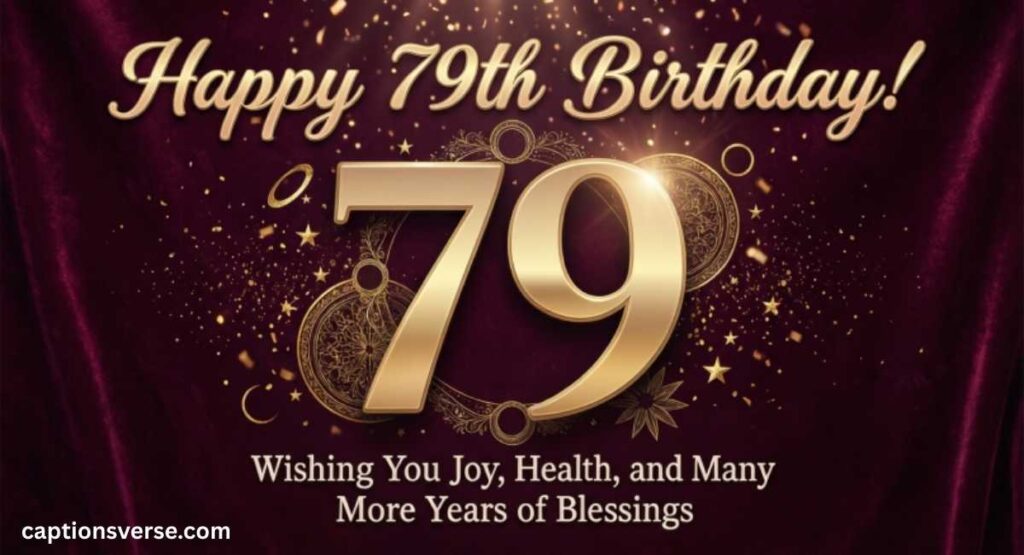 90+ Heartwarming 79th Birthday Wishes for Family and Friends