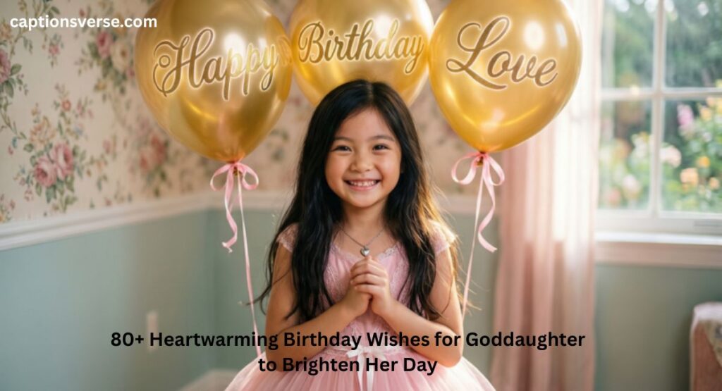80+ Heartwarming Birthday Wishes for Goddaughter to Brighten Her Day